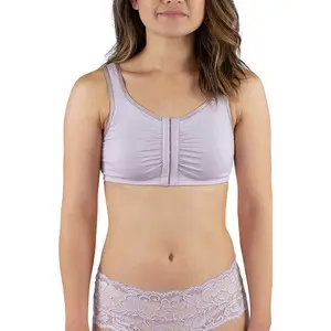 EVERVIOLET Maia Front Close Pocketed Bralette - Mauve