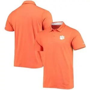 Columbia Clemson Tigers Tech Trail Omni-shade Polo - Orange