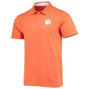 Columbia Clemson Tigers Tech Trail Omni-shade Polo