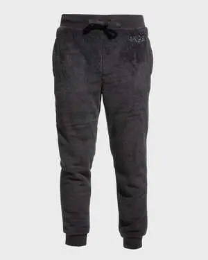 UGG Lionel Sherpa Jogger Lounge Pants - Indigo/black