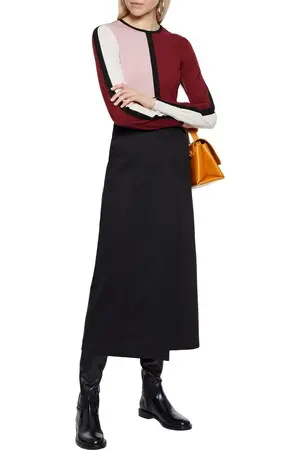 FERRAGAMO Colorblock Wool Sweater - Multicolor