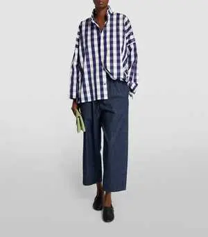 Eskandar Cotton Japanese Trousers