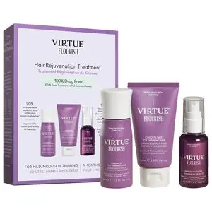 VIRTUE Flourish Hair Rejuvenation Treatment Set For Thinning Hair - One-color