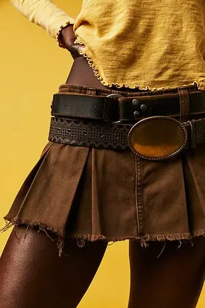 Free People Duke Concho Belt Acajou