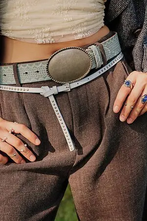 Free People Duke Concho Belt Capri