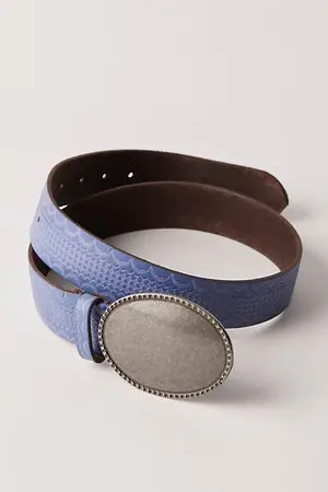 Free People Duke Concho Belt Electric Violet