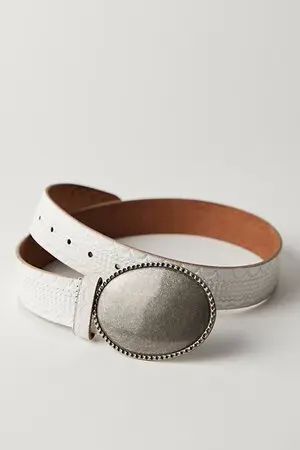 Free People Duke Concho Belt Marshmallow