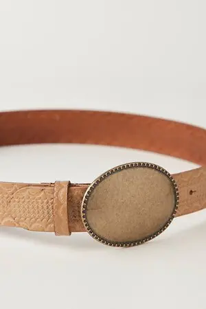 Free People Duke Concho Belt - Saddle