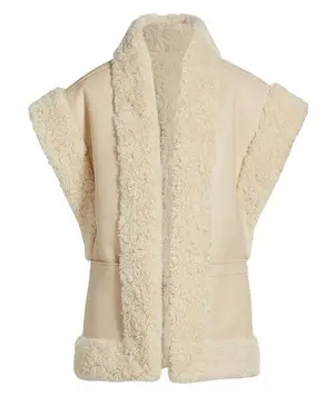 A.L.C. Sutton Faux Shearling Vest