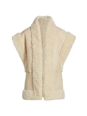 A.L.C. Sutton Faux Shearling Vest
