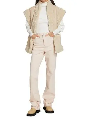 A.L.C. Sutton Faux Shearling Vest