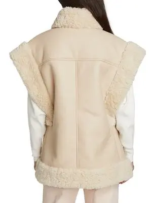 A.L.C. Sutton Faux Shearling Vest