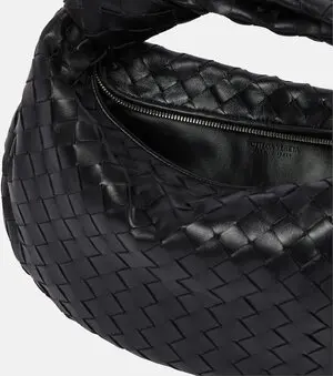 Bottega Veneta Jodie Small Intrecciato Leather Tote - Black