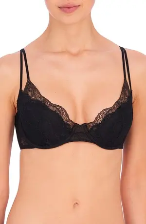 Natori Double Time Contour Underwire Bra Bla/ Dar Gr