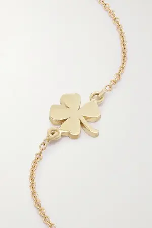 JENNIFER MEYER Mini Clover 18-karat Bracelet