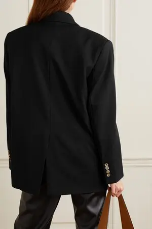 LOULOU STUDIO Harat Oversized Double-breasted Wool-blend Blazer