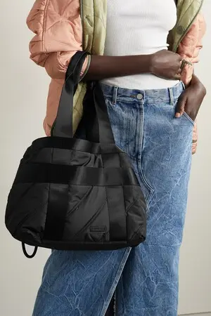 GANNI Quilted Recycled Shell Tote