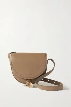 See By Chloé Mara Small Embellished Textured-leather Shoulder Bag