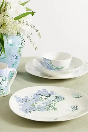 Bernadette Set Of Two 29cm Ceramic Dinner Plates - Blue