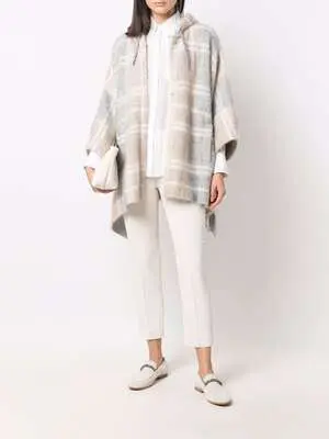 Brunello Cucinelli Cropped Slim-fit Trousers - Neutrals