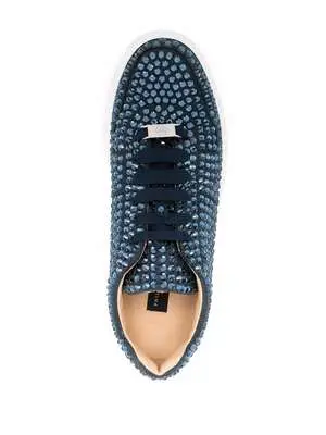 Philipp Plein Rhinestone Lace-up Sneakers