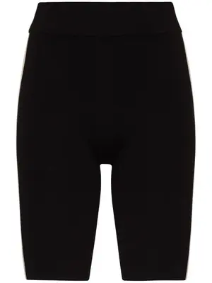 ST. AGNI Side-stripe Cycling Shorts