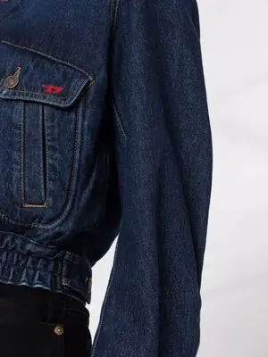 DIESEL® De-tracy Denim Bomber Jacket