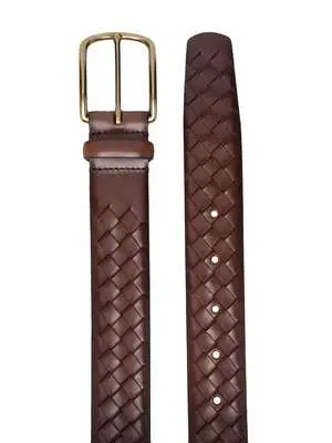 Officine Creative Braided Leather Belt