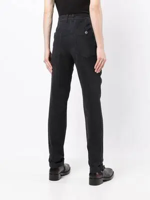 Transit Mid-rise Straight Leg Trousers - Black