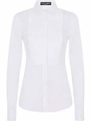 Dolce & Gabbana Bib Panel Long Sleeve Shirt