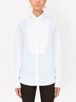 Dolce & Gabbana Bib Panel Long Sleeve Shirt