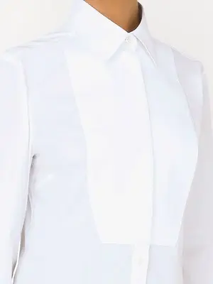 Dolce & Gabbana Bib Panel Long Sleeve Shirt