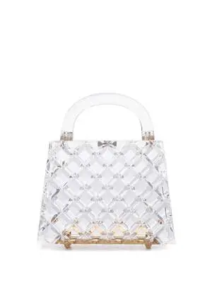 L’AFSHAR Eva Diamond-pattern Mini Bag