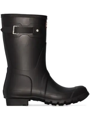 Hunter Logo-patch Waterproof Calf Boots