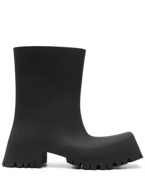 Balenciaga Square Toe Boots For Women