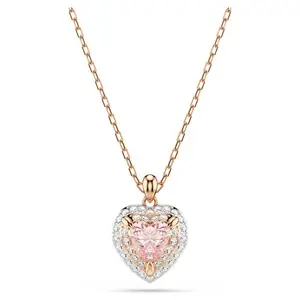 SWAROVSKI Heart-shaped Pendant - Pink