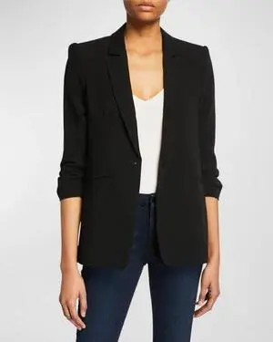 Cinq À Sept Khloe Crepe Blazer - Black