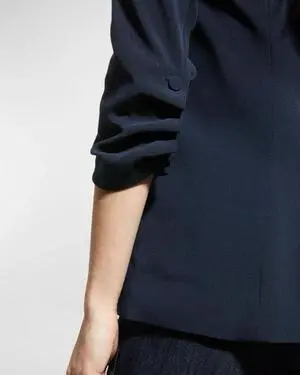 Cinq À Sept Khloe Crepe Blazer - Navy