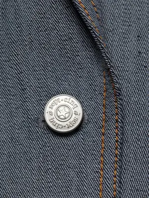 Cinq À Sept Louisa Gathered Sleeve Jacket - Light Indigo
