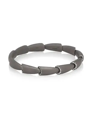 Vhernier Calla Titanium & Diamond Bracelet Rose Gold Titanium