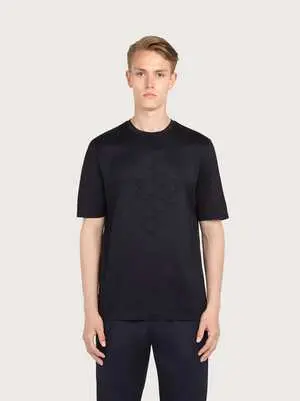 FERRAGAMO Gancini T-shirt Blue