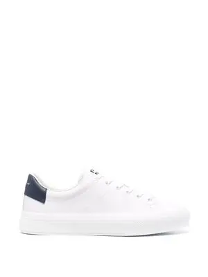 Givenchy City Court Lace-up Sneaker White And Navy