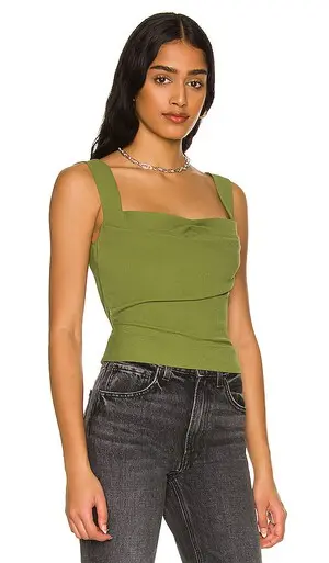 Miaou Imogene Corset In Olive