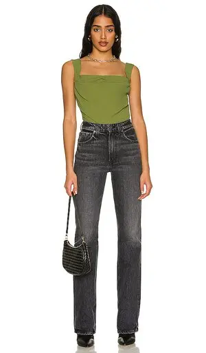 Miaou Imogene Corset In Olive