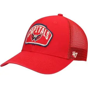 '47 Washington Capitals Cledus Mvp Trucker Snapback Hat - Red