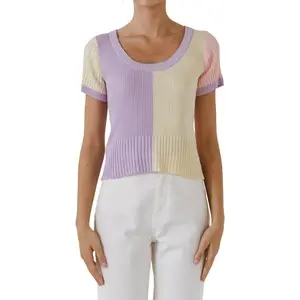 Color Blocked Tops For Women