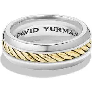 David Yurman Cable Classics Band Ring With 18k Gold - 18kyss