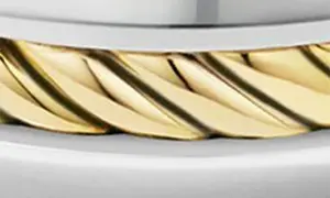 David Yurman Cable Classics Band Ring With 18k Gold - 18kyss