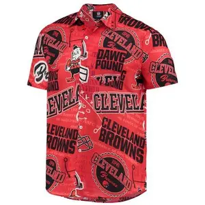 FOCO Cleveland Browns Thematic Button-up Shirt