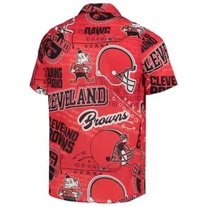 FOCO Cleveland Browns Thematic Button-up Shirt